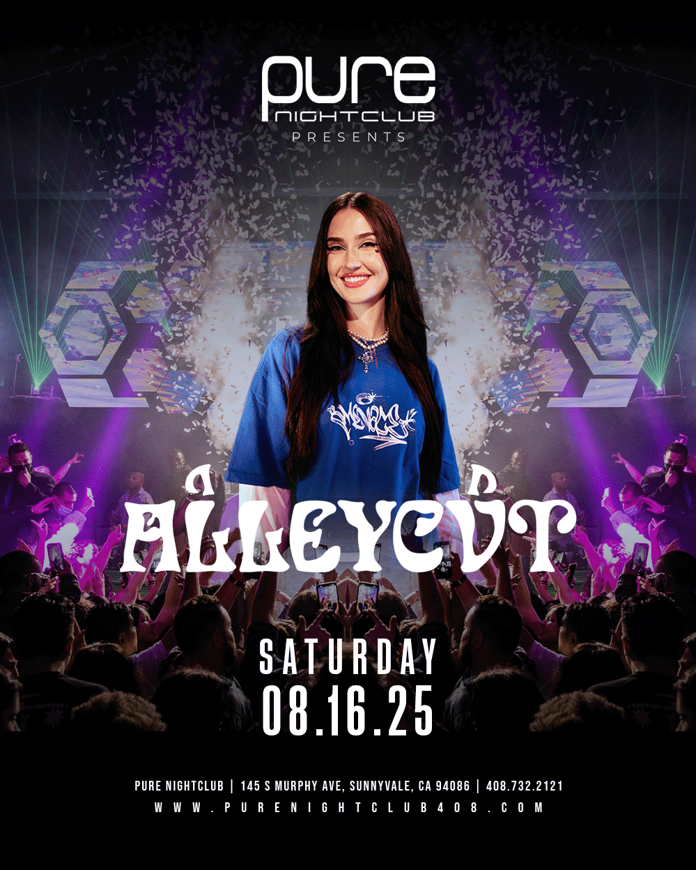 ALLEYCVT Tickets at Pure Nightclub in Sunnyvale by Pure Nightclub | Tixr