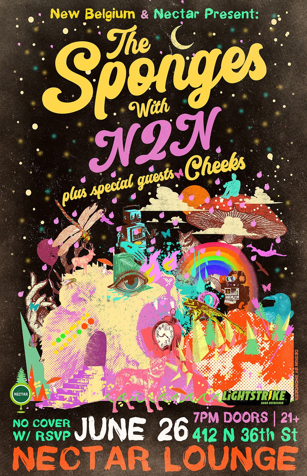 THE SPONGES with N2N, plus Cheeks Tickets at Nectar Lounge in Seattle ...