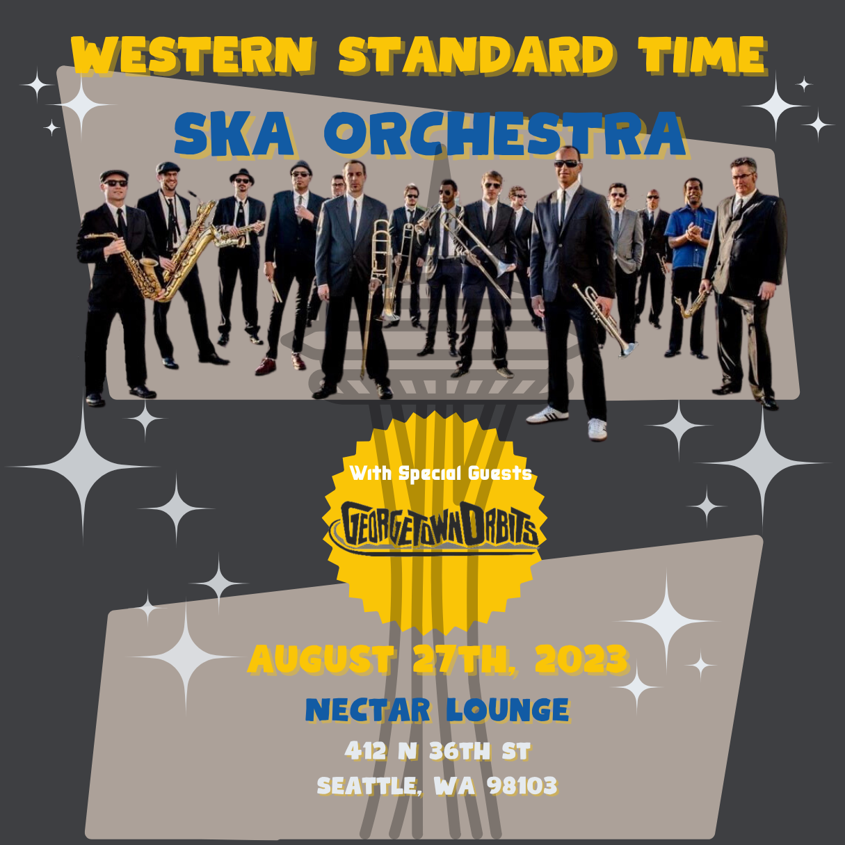 WESTERN STANDARD TIME SKA ORCHESTRA with Georgetown Orbits Tickets at Nectar Lounge in Seattle ...