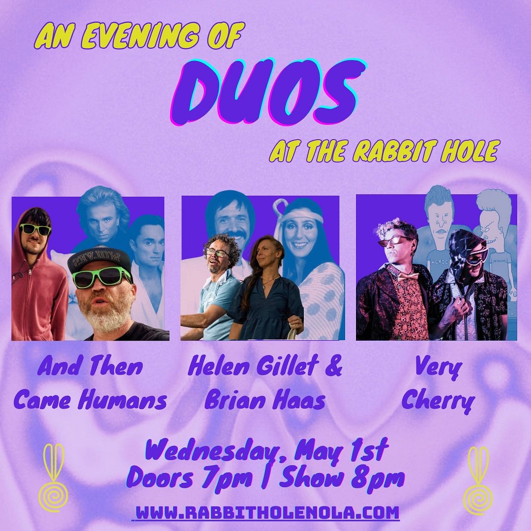 AN EVENING OF DUOS Tickets at The Rabbit Hole in New Orleans by The ...