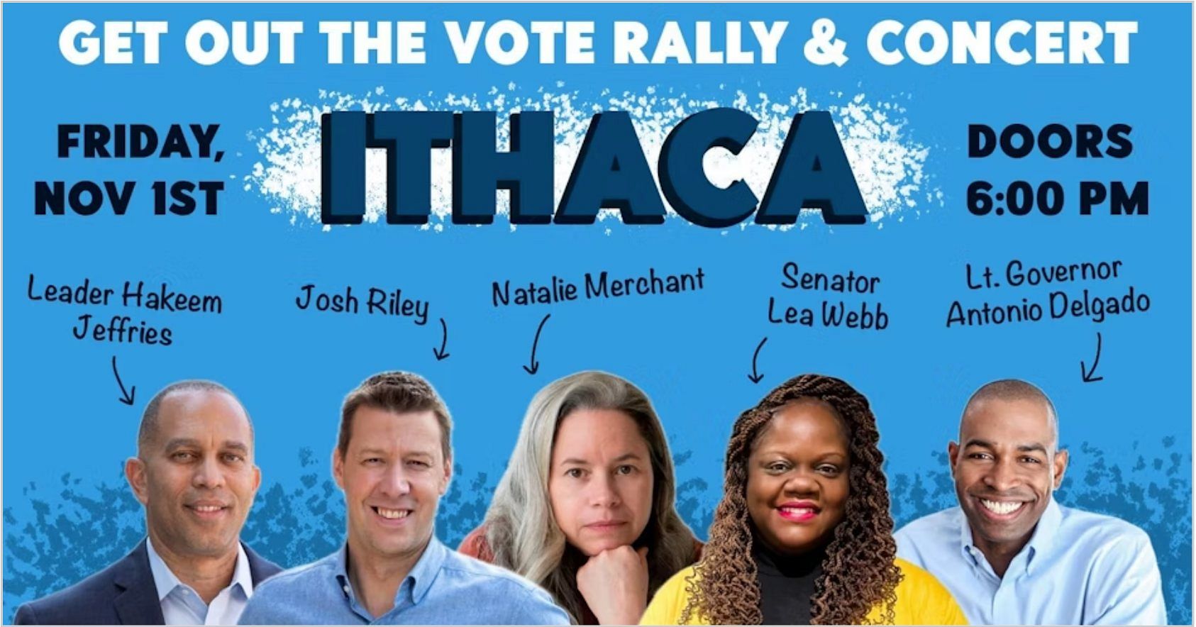 Ithaca Get-Out-The-Vote Rally & Concert with Natalie Merchant Tickets ...