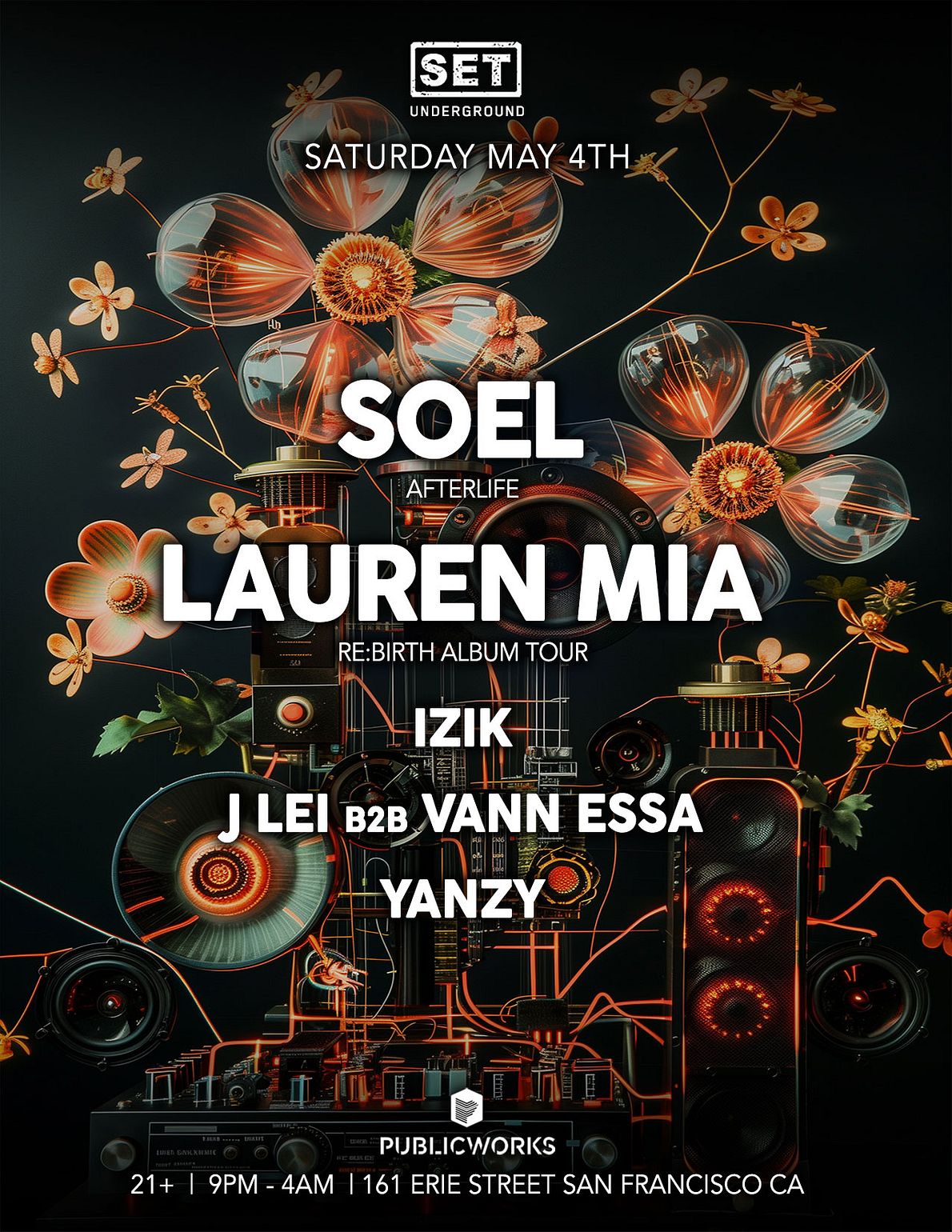 SET with SOEL (Afterlife) + LAUREN MIA (Re:Birth Album Tour) in SF ...