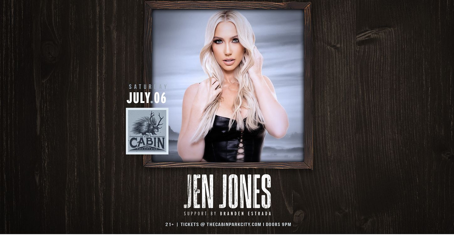Jen Jones Tickets at The Cabin in Park City by The Cabin Park City | Tixr