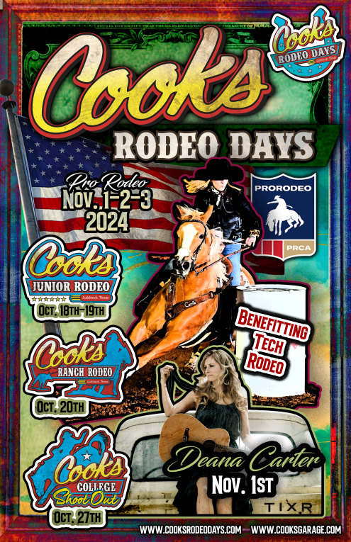 Cook's Rodeo Days Tickets at Cook's Garage in Lubbock by Cooks Garage ...
