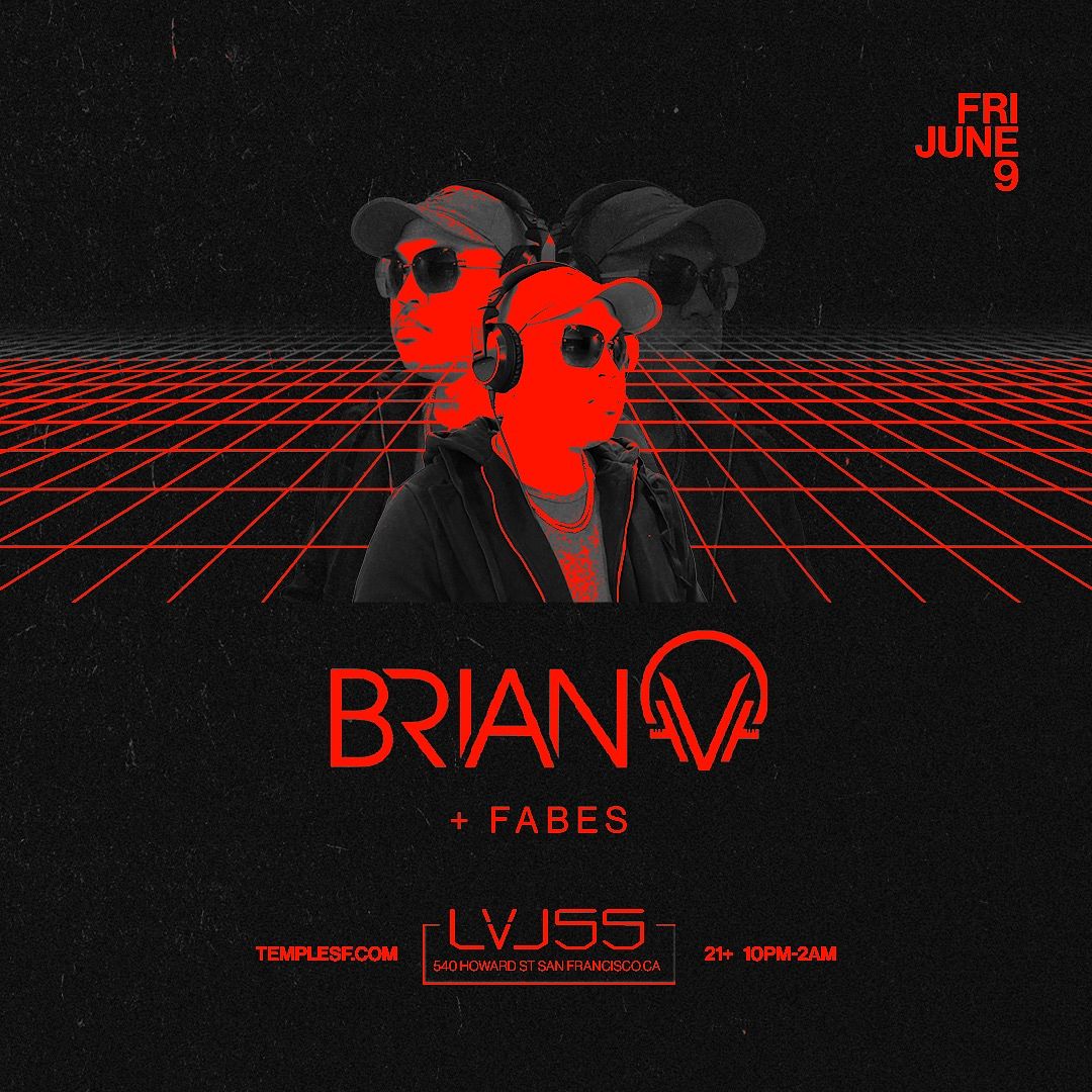 Brian V @ LVL 55 Tickets at Temple Nightclub in SF by Temple Nightclub ...