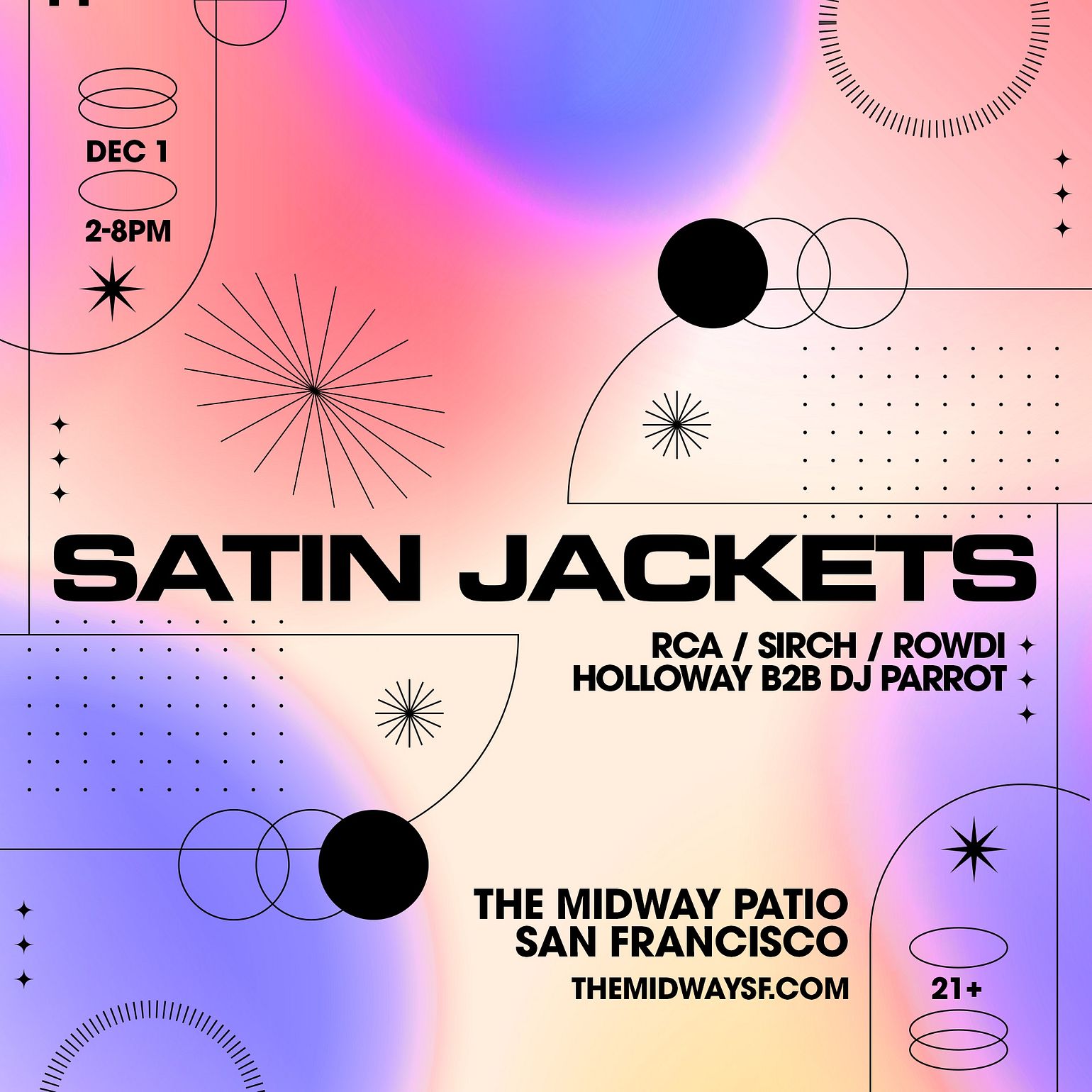 Satin Jackets Tickets at The Midway in San Francisco by The Midway SF ...
