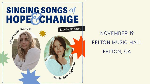 Emily Scott Robinson & Andrea von Kampen Tickets at Felton Music Hall ...