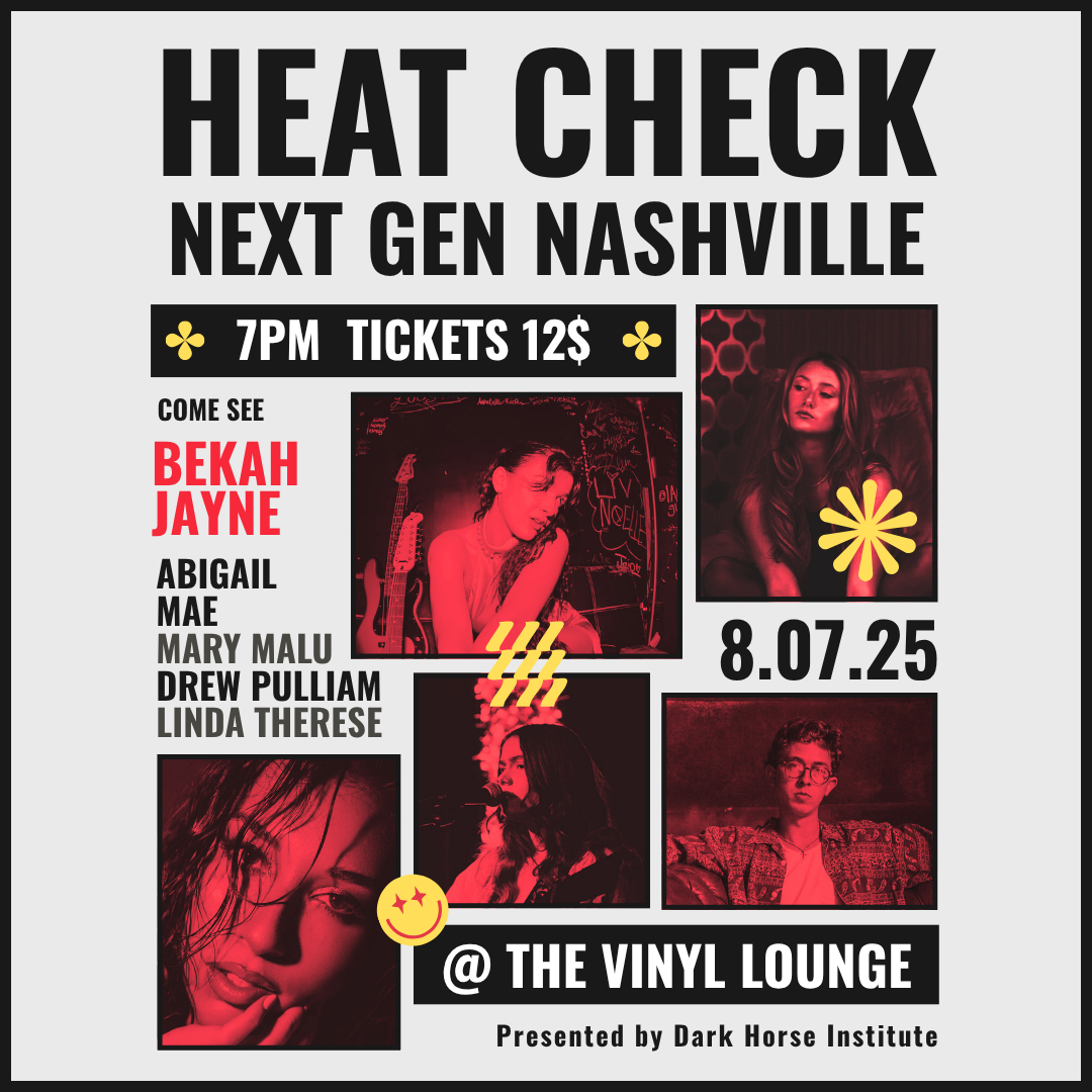 Heat Check Next Gen Nashville New Artist Showcase Tickets at The Vinyl ...