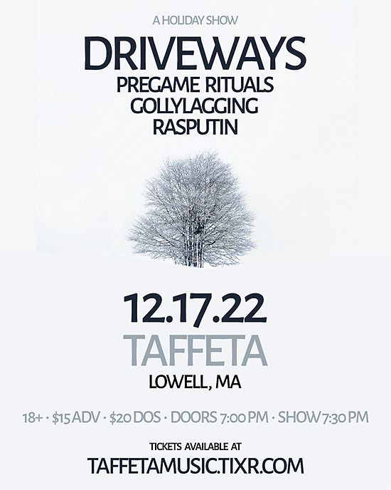 Driveways with Special Guests Tickets at Taffeta Music Hall in Lowell ...