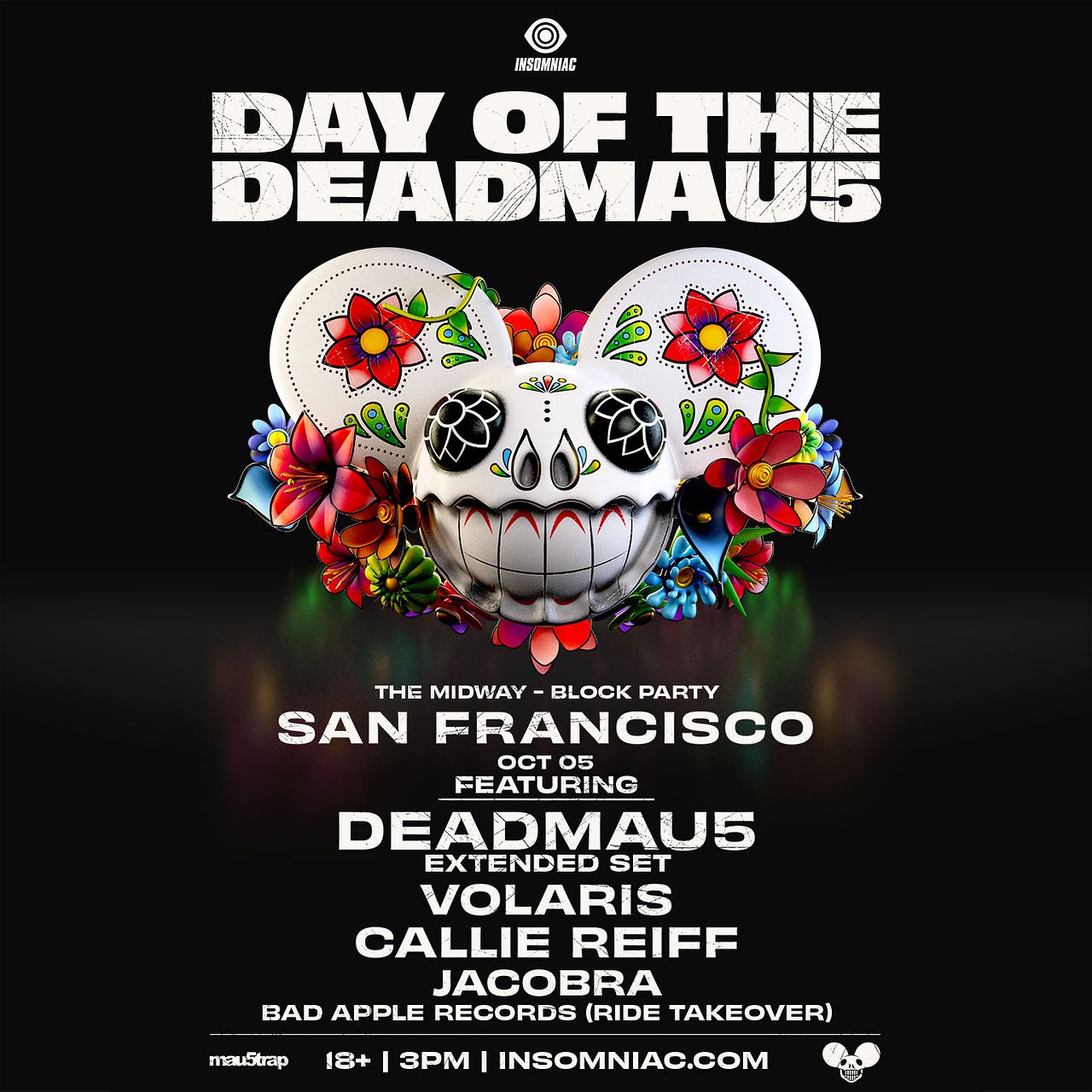 Day of the deadmau5 Block Party + TESTPILOT After Party Tickets at The ...