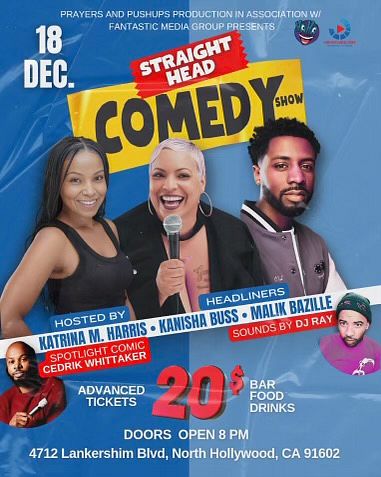 The Straight Head Comedy Show Tickets at Ha Ha Comedy Club in Los ...