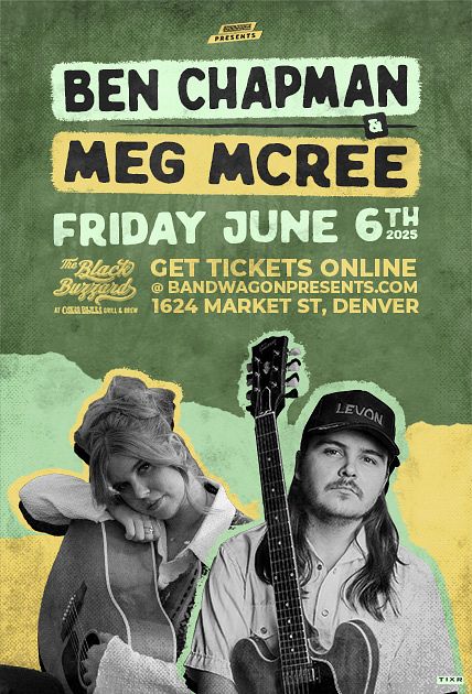 Ben Chapman & Meg McRee (Denver) Tickets at The Black Buzzard at Oskar Blues Denver in Denver by ...