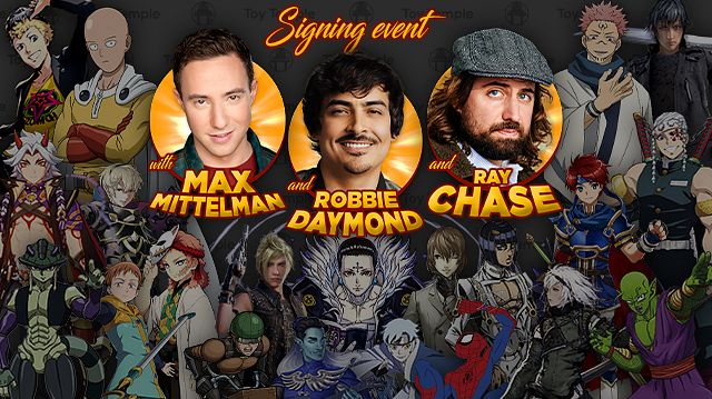 Signing Event with Max, Robbie & Ray! Tickets at Toy Temple Locations ...