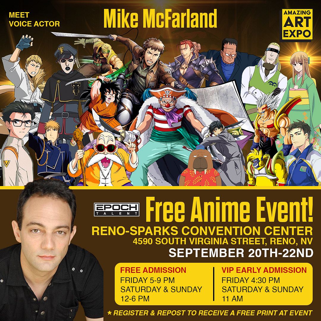 Free Star Wars, Marvel, DC & Anime Art & Cosplay Expo at the Reno ...