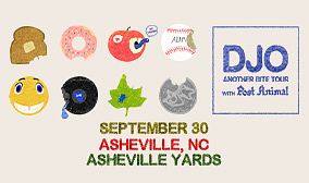 Djo Tickets at Asheville Yards in Asheville by Asheville Yards | Tixr