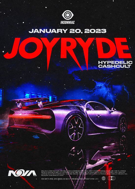 Joyryde Tickets at Nova SD in San Diego by Nova SD | Tixr