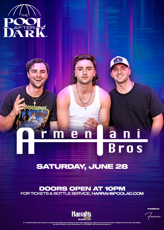 ARMENTANI BROTHERS at The Pool After Dark Tickets at The Pool After ...