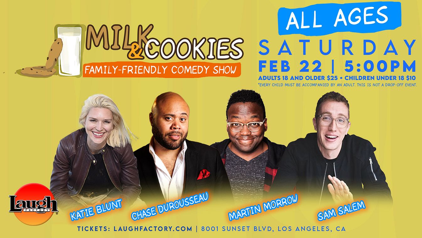 Canceled - Milk and Cookies Comedy Show Tickets at Laugh Factory ...
