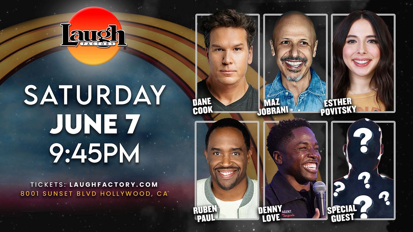 Saturday All-Star Tickets at Laugh Factory Hollywood in Los Angeles by Laugh Factory Hollywood ...