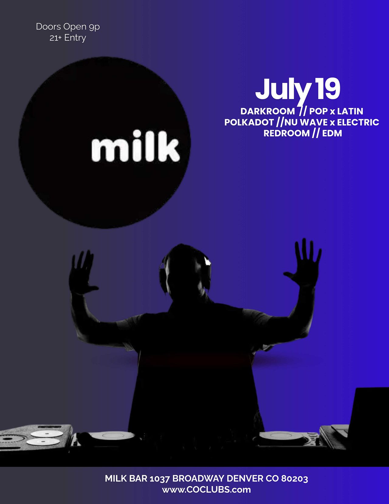 Milk Bar - Summer Saturday 19TH Tickets at Milk Bar in Denver by Milk ...