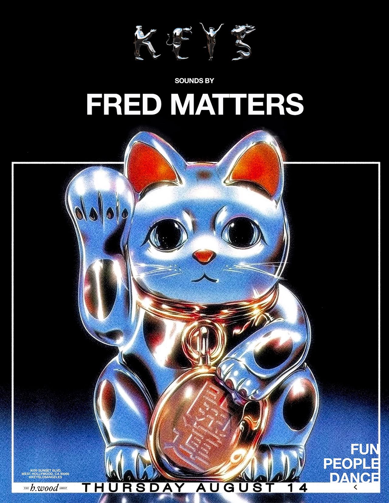 KEYS Los Angeles with FRED MATTERS Tickets at Keys in West Hollywood by ...