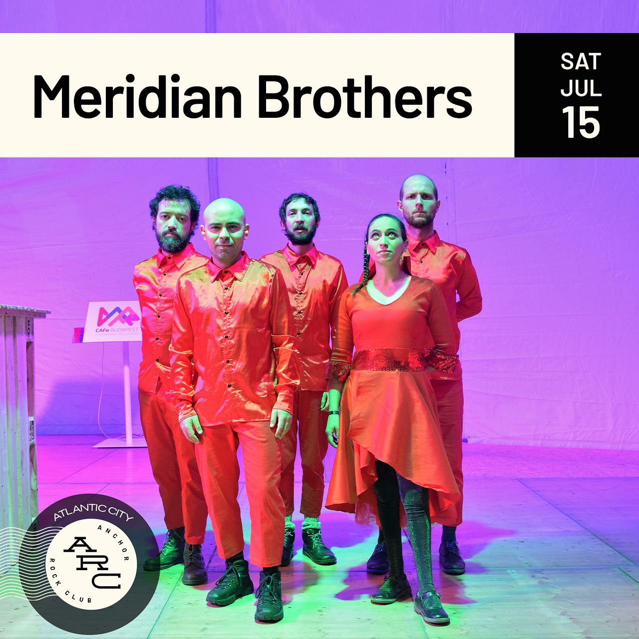 Meridian Brothers Tickets at Anchor Rock Club in Atlantic City by ...