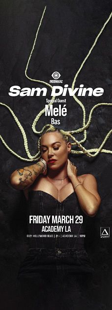 Sam Divine Tickets at Academy Nightclub in Los Angeles by Academy | Tixr