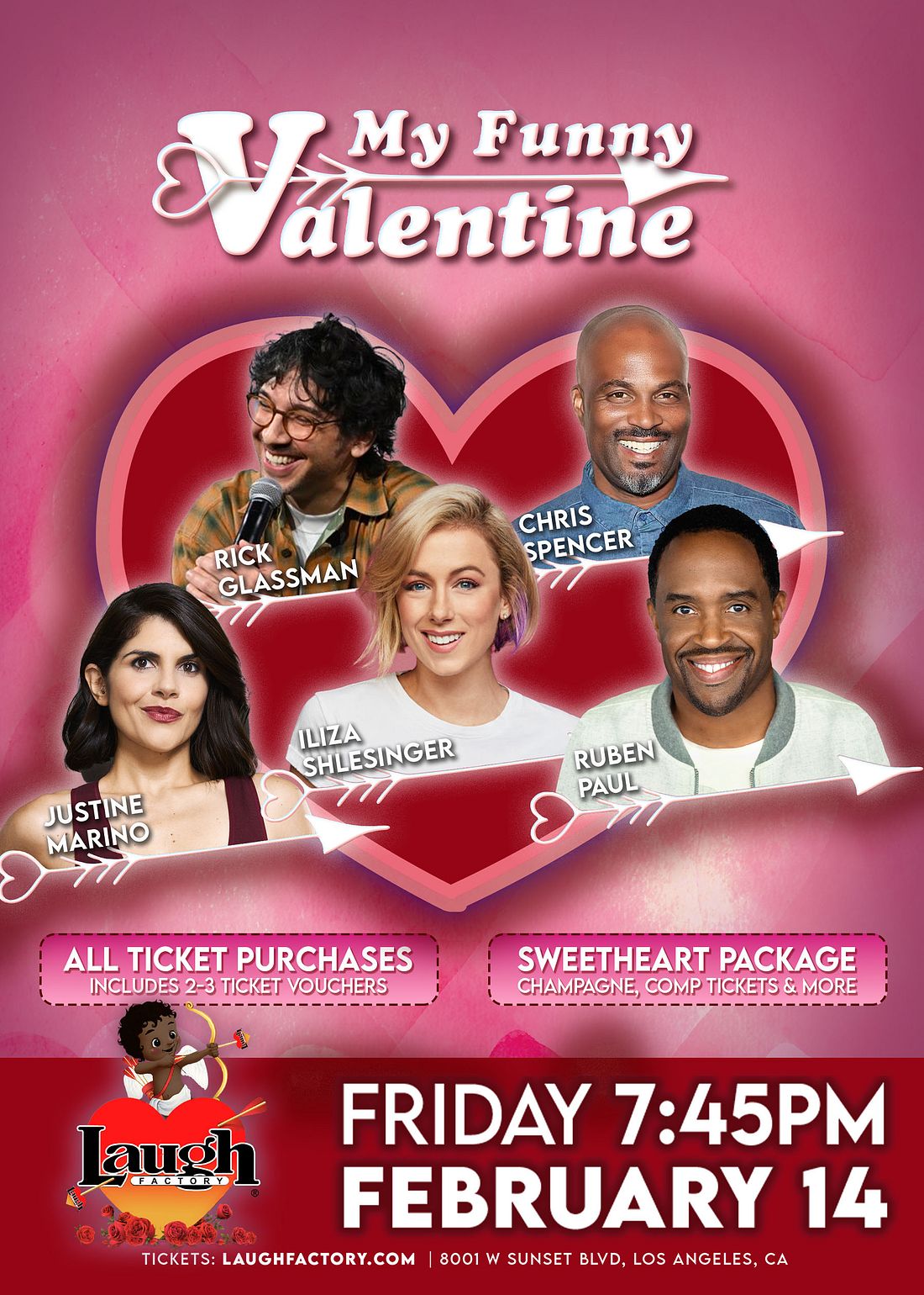My Funny Valentine! Tickets at Laugh Factory Hollywood in Los Angeles ...