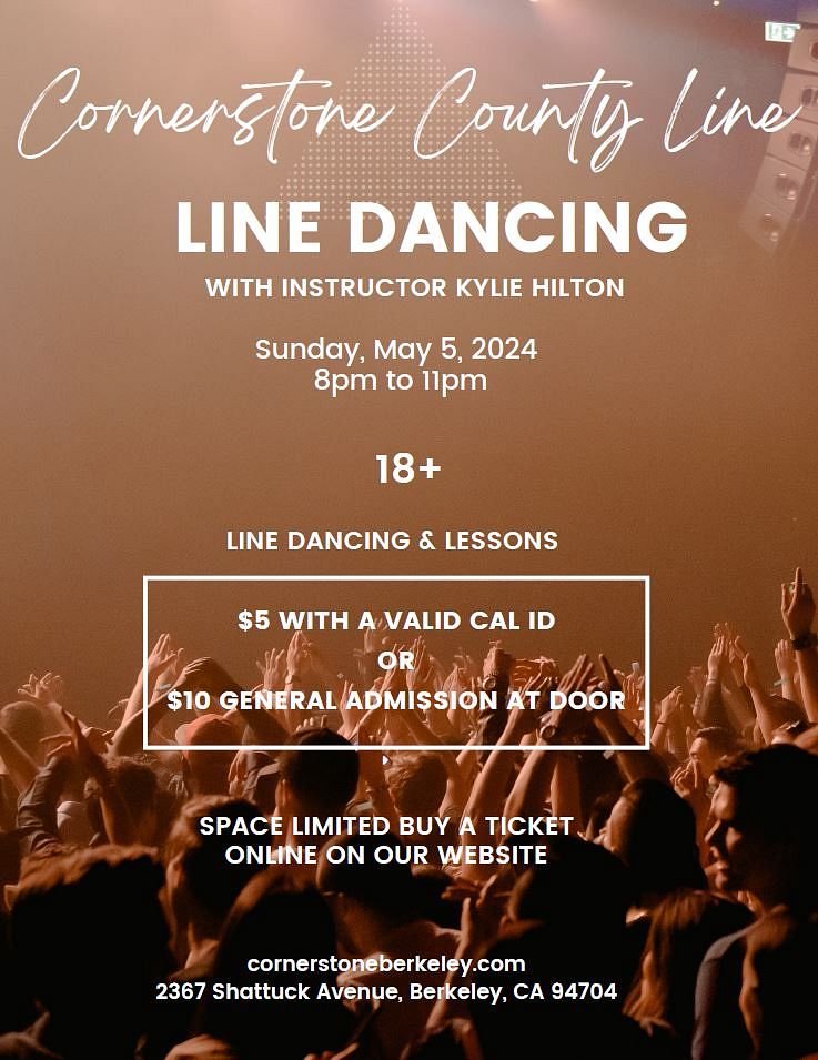 Cornerstone County Line - Line Dancing Tickets at Cornerstone in ...