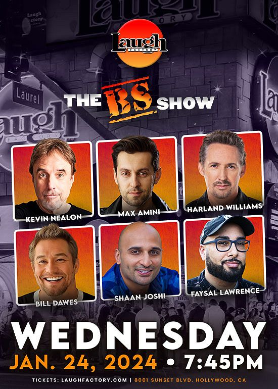 The BS Show Tickets at Laugh Factory Hollywood in Los Angeles by Laugh ...