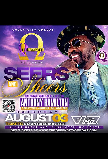 Seers and Sheers 2024 FEATURING ANTHONY HAMILTON Tickets at The Amp ...