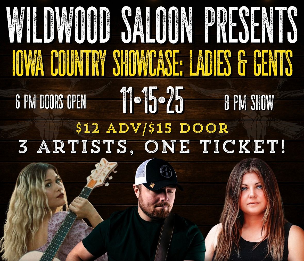 Iowa Country Showcase: Ladies & Gents w/ Sierra Griggs, Jordan Beem ...