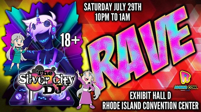 Saturday Night Rave at RI Anime Con Tickets at RI Convention Ctr in ...