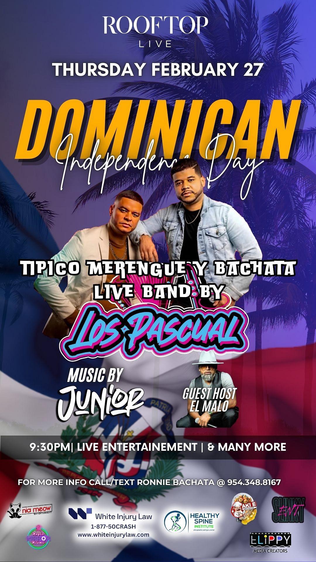 Dominican Independence Day | Rooftop Live Tickets at Rooftop Live in ...