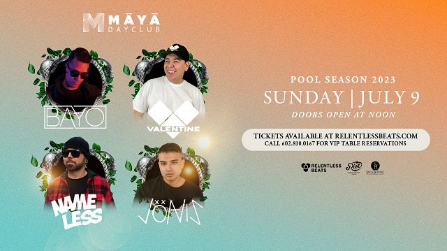 The Sunday Drip Tickets at Maya Dayclub in Scottsdale by RB x Maya | Tixr