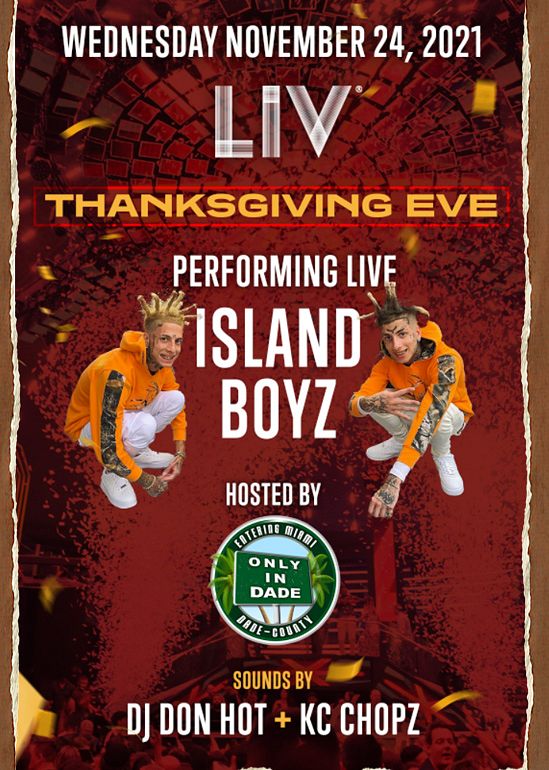 Island Boyz Tickets at LIV in Miami Beach by LIV | Tixr
