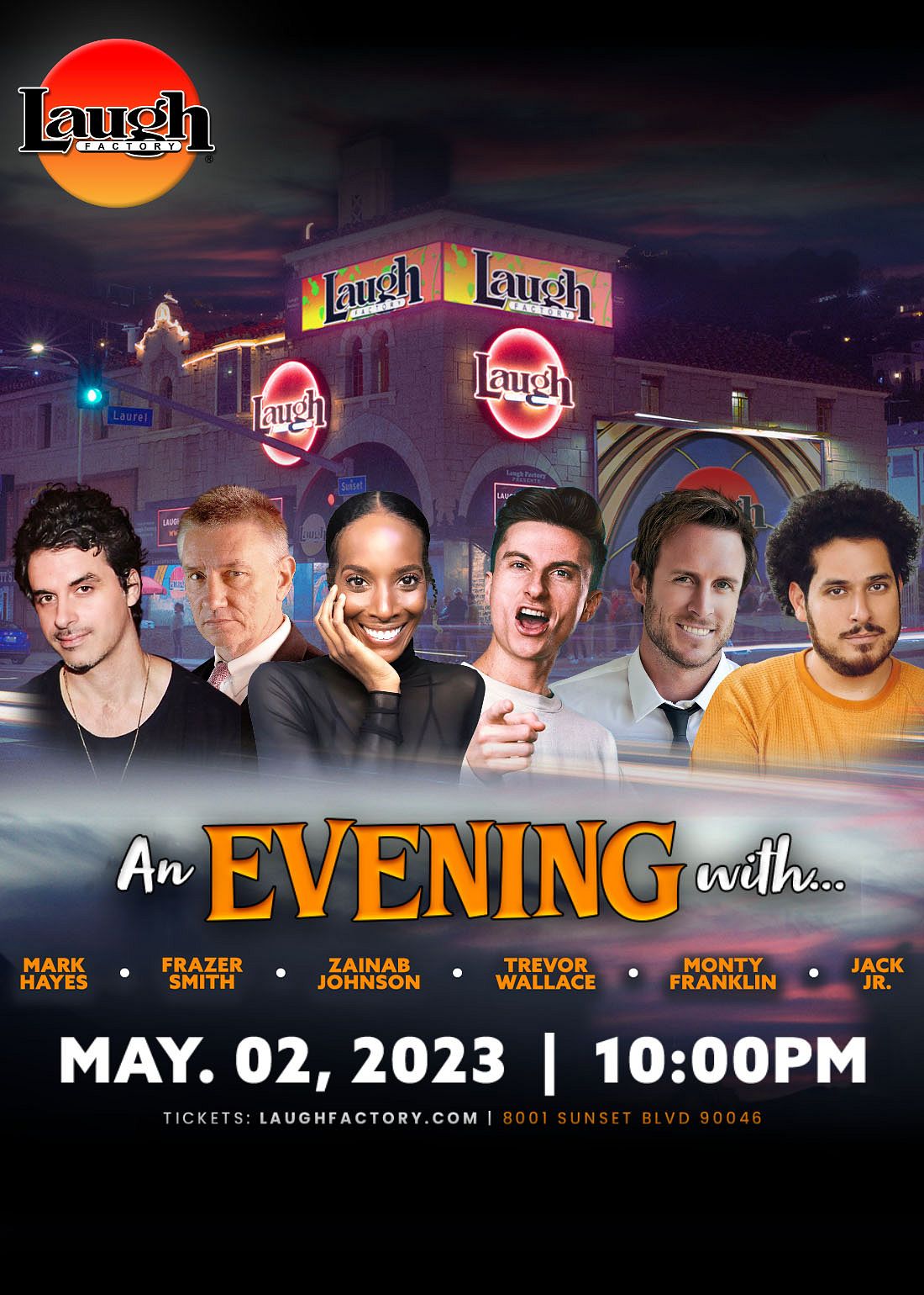 An Evening With... Tickets at Laugh Factory Hollywood in Los Angeles by ...