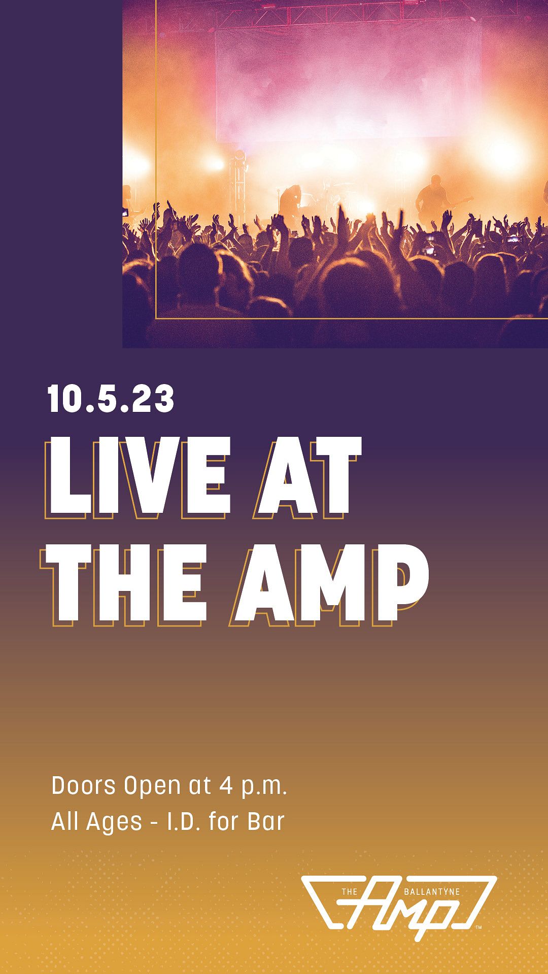 Live at The Amp Tickets at The Amp Ballantyne in Charlotte by The Amp ...