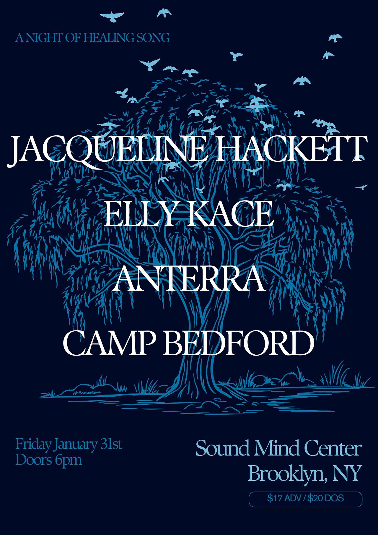 Jacqueline Hackett / Elly Kace / Camp Bedford / Anterra Tickets at ...