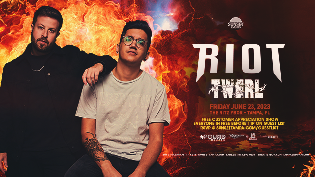 RIOT Tickets at The Ritz Ybor in Tampa by Sunset Events | Tixr
