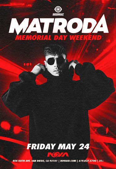 Matroda Tickets at Nova SD in San Diego by Nova SD | Tixr