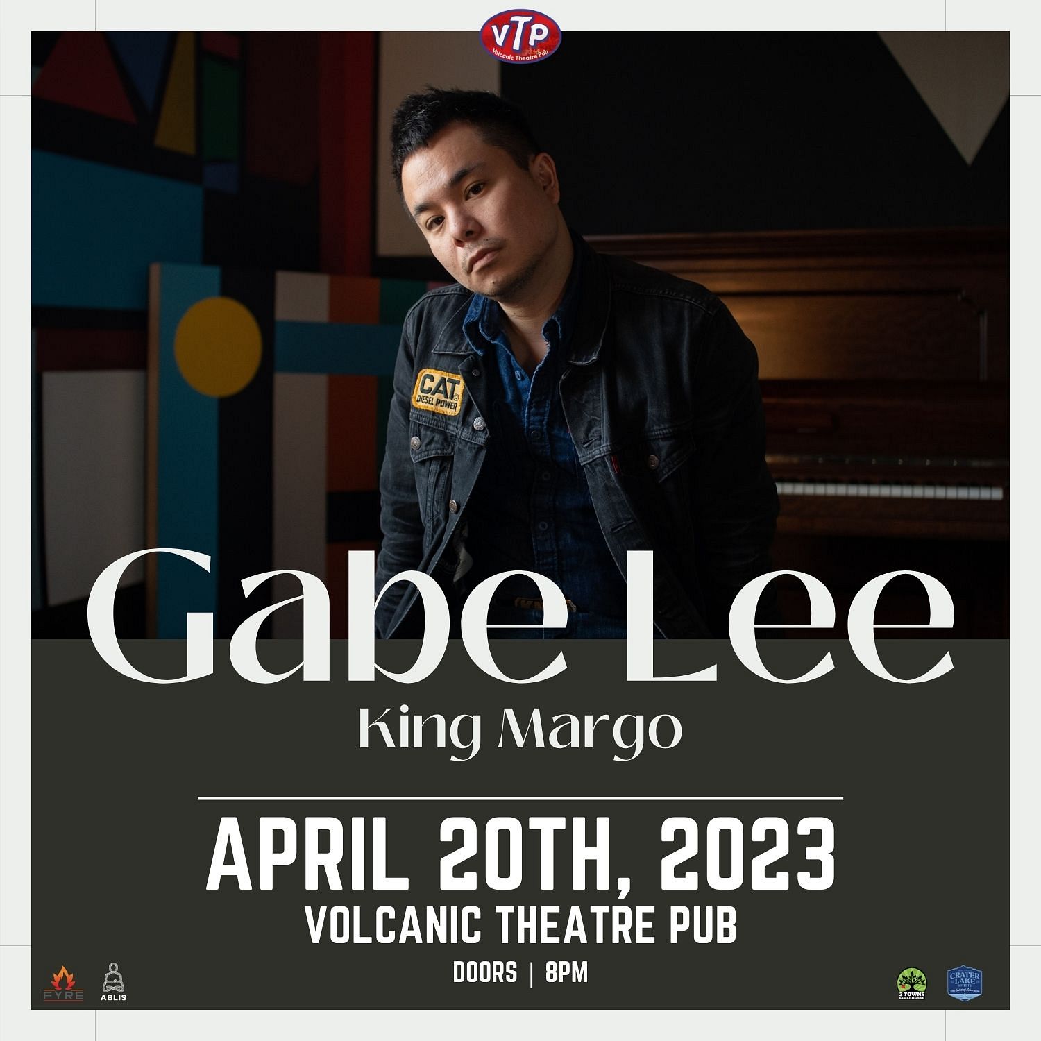 Gabe Lee Tickets at Volcanic Theater Pub in Bend by Volcanic Theatre ...