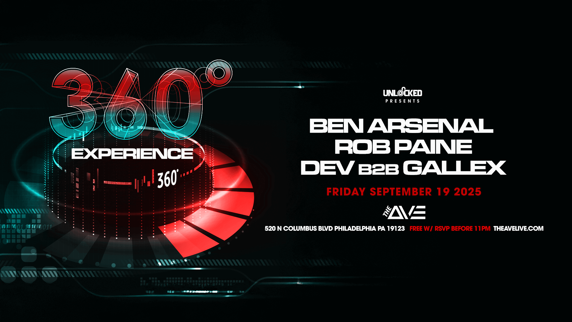 360 Experience Tickets at The Ave Live in Philadelphia by Unlocked ...