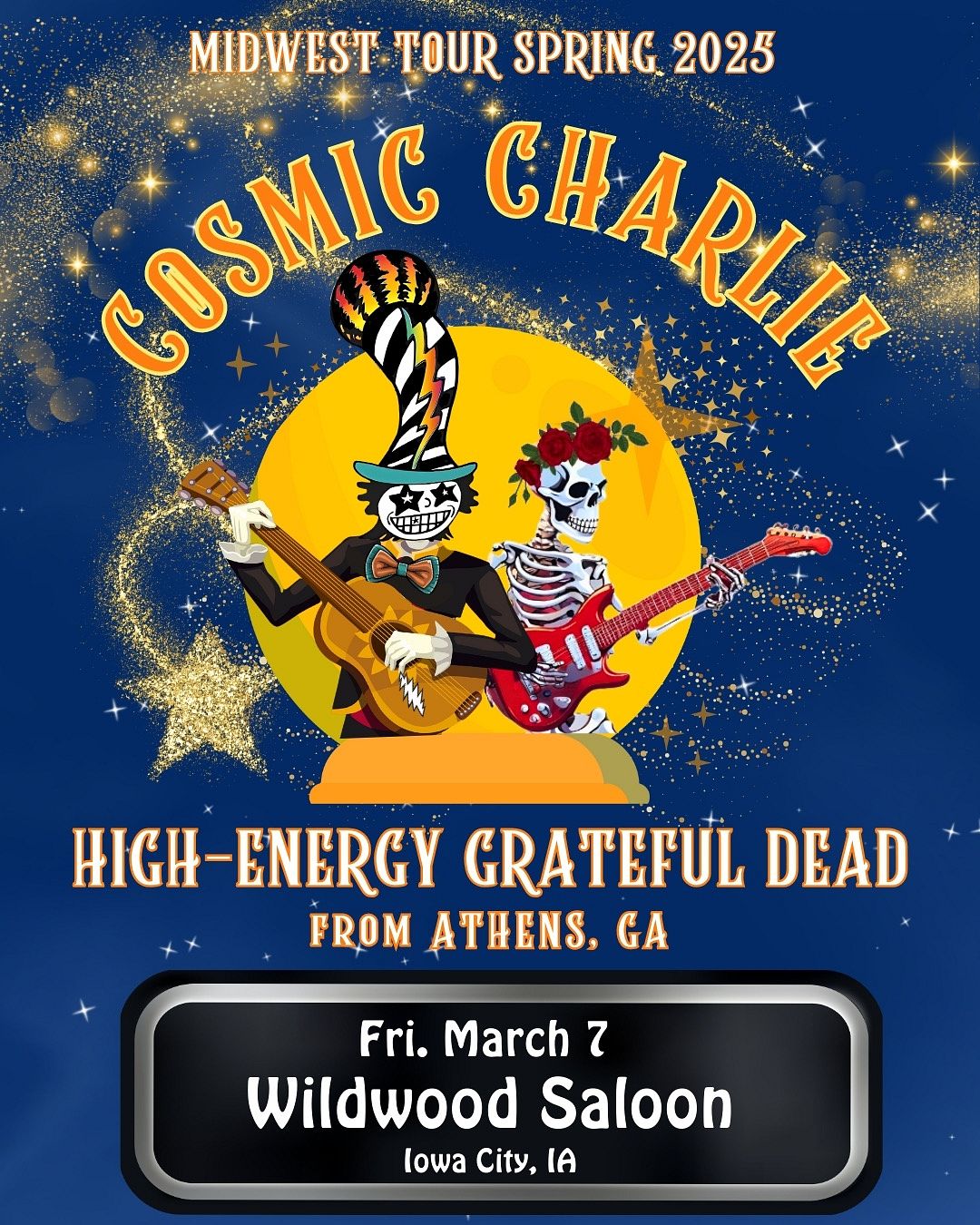 Cosmic Charlie - Grateful Dead Tribute Tickets at Wildwood in Iowa City ...