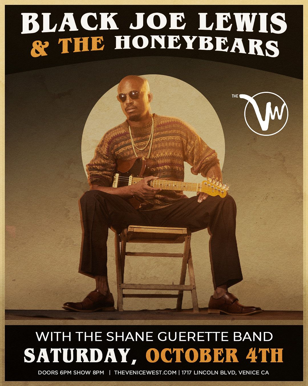 Black Joe Lewis w/ Shane Guerrette Tickets at The Venice West () in Los ...