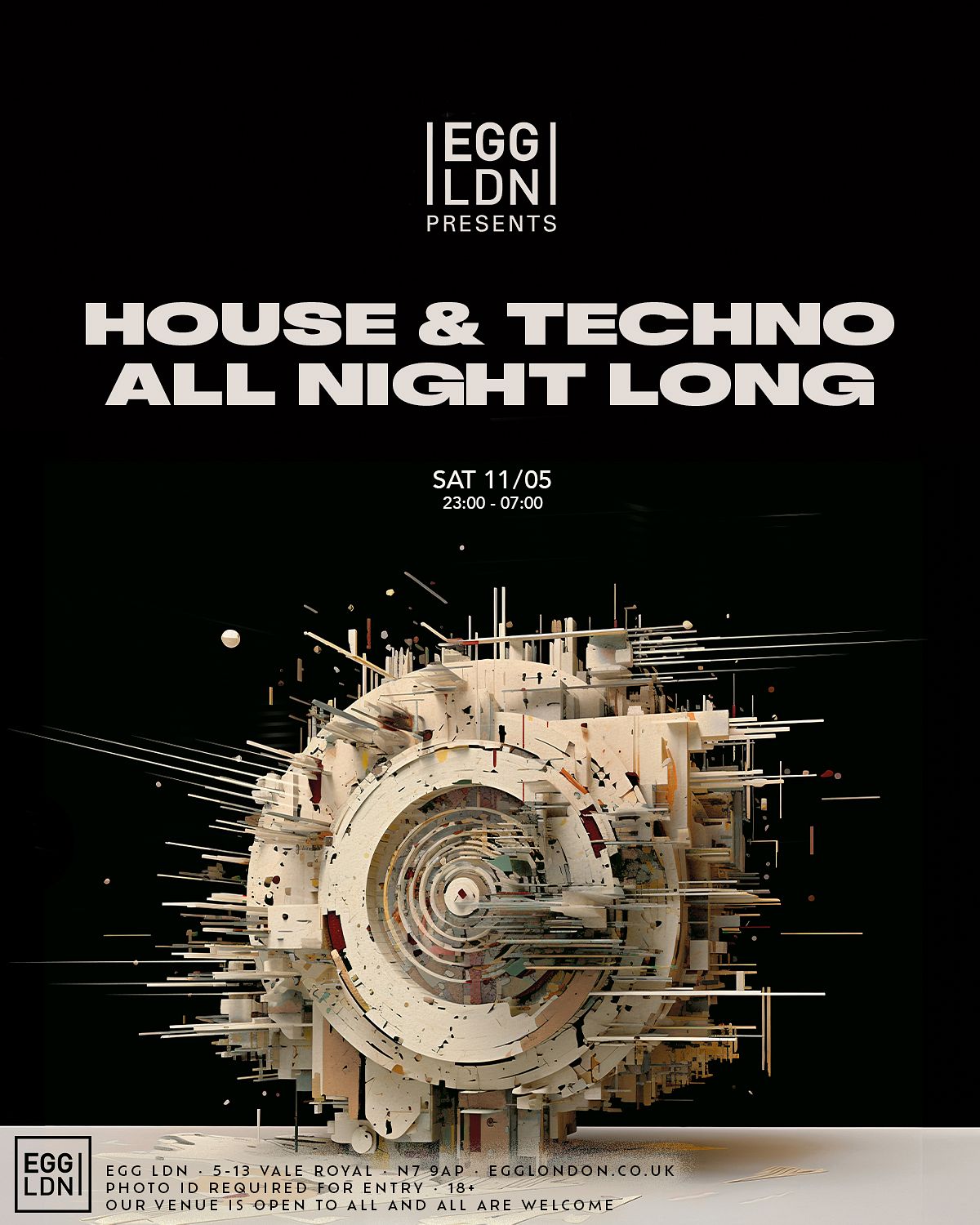 Egg LDN Pres: House & Techno Limited free tickets Tickets at Egg London ...