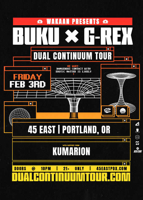 BUKU + G-REX Tickets at 45 East in Portland by 45 East | Tixr