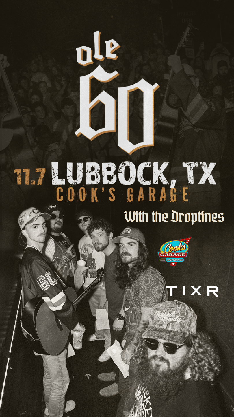 Ole 60 with the Droptines Tickets at The Bus Barn at Cooks Garage in Lubbock by Cooks Garage | Tixr