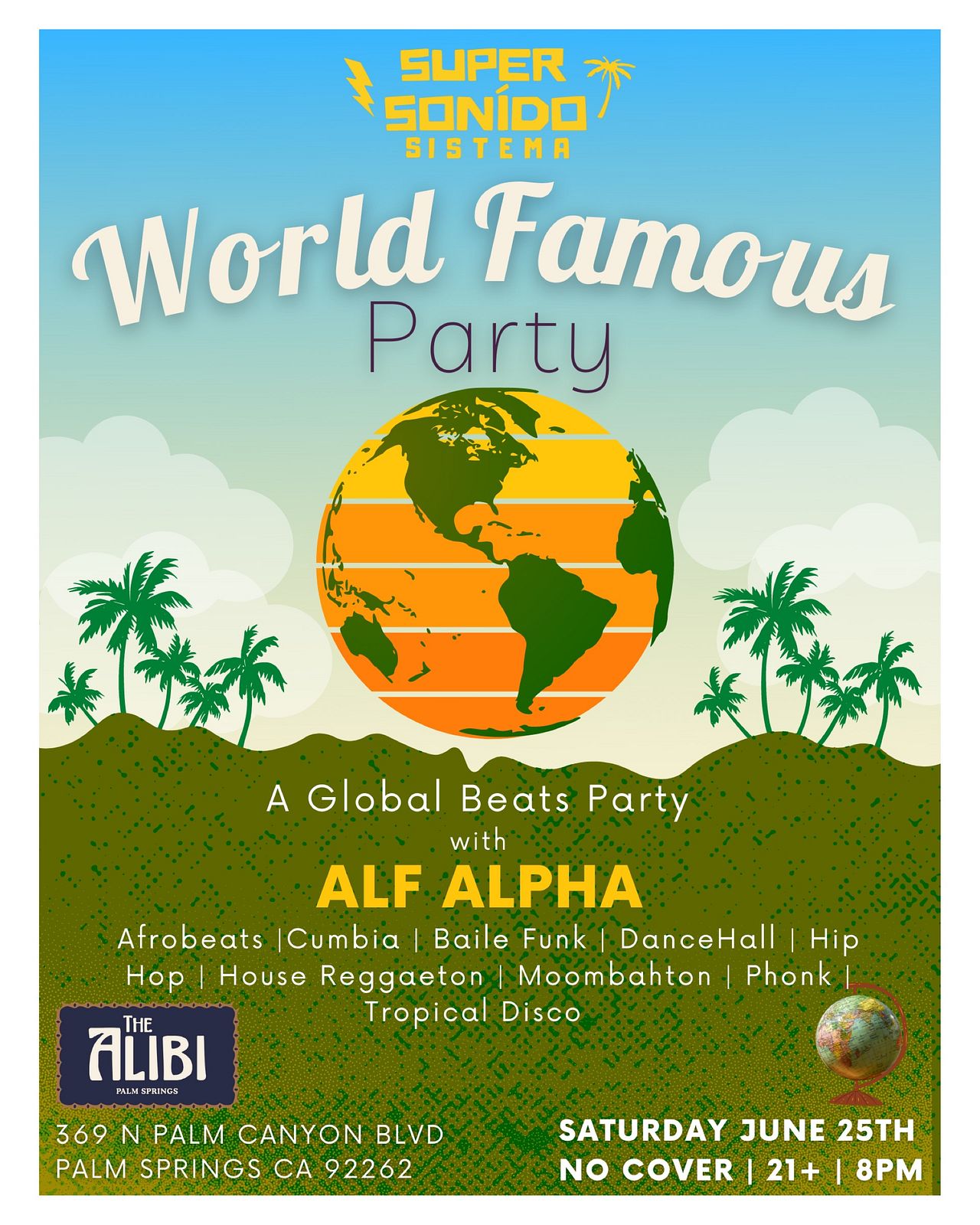 A Global Beats Party With DJ ALF ALPHA - FREE! Tickets at The Alibi in ...