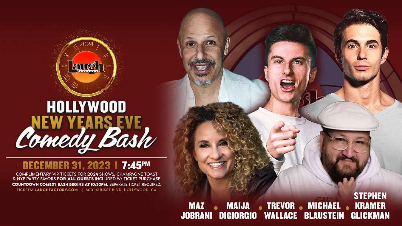 New Years Eve Comedy Bash Tickets at Laugh Factory Hollywood in Los ...